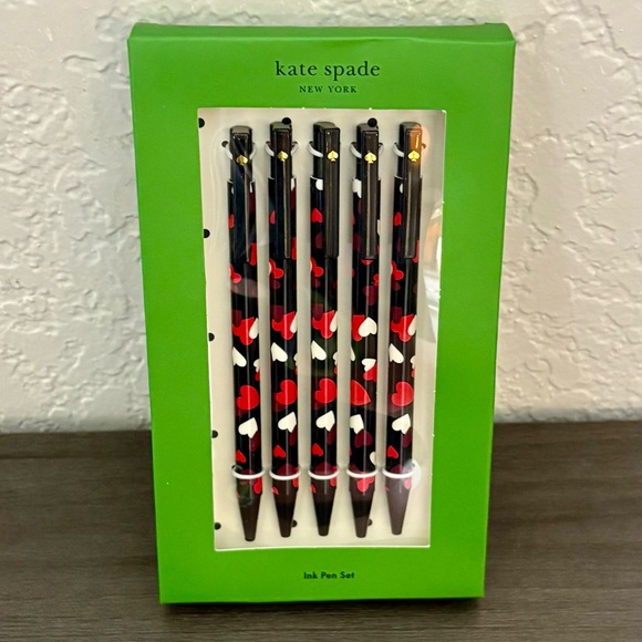 kate spade | Accessories | Kate Spade Hearts Pen Set | Poshmark